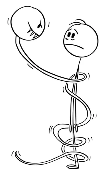 Stick figure afraid Vector Art Stock Images | Depositphotos