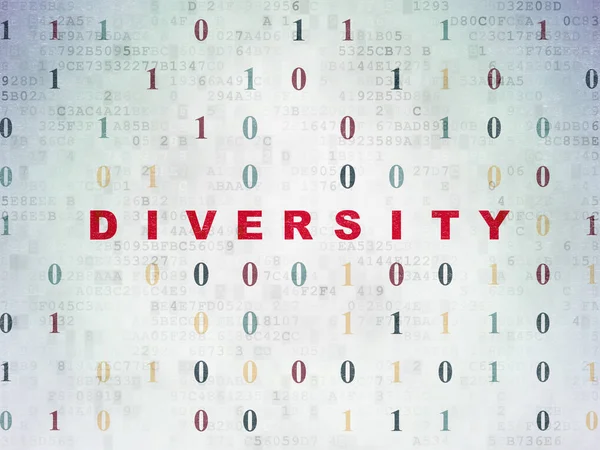 Business concept: Diversity on Digital Data Paper background - Stock ...