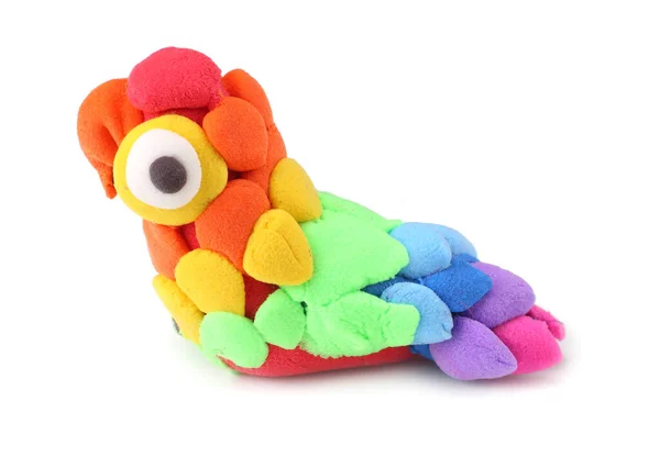 Plasticine Giraffe Isolated White Background Modelling Clay — Stock ...