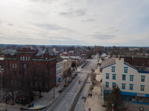 Aerial Downtown Hanover Pennsylvania Next Square – Stock Editorial ...