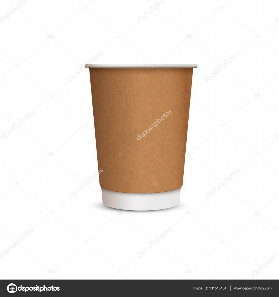 Realistic paper Coffee Cup Stock Vector Image by ©A-R-T-U-R #131515434