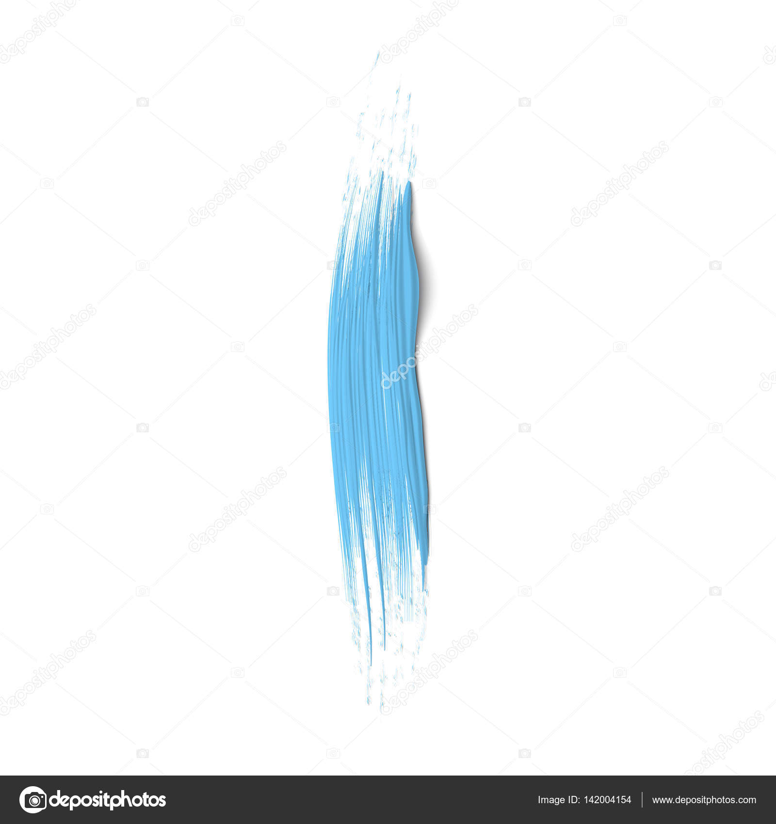 Blue vertical paint brush stroke — Stock Vector © A-R-T-U-R #142004154