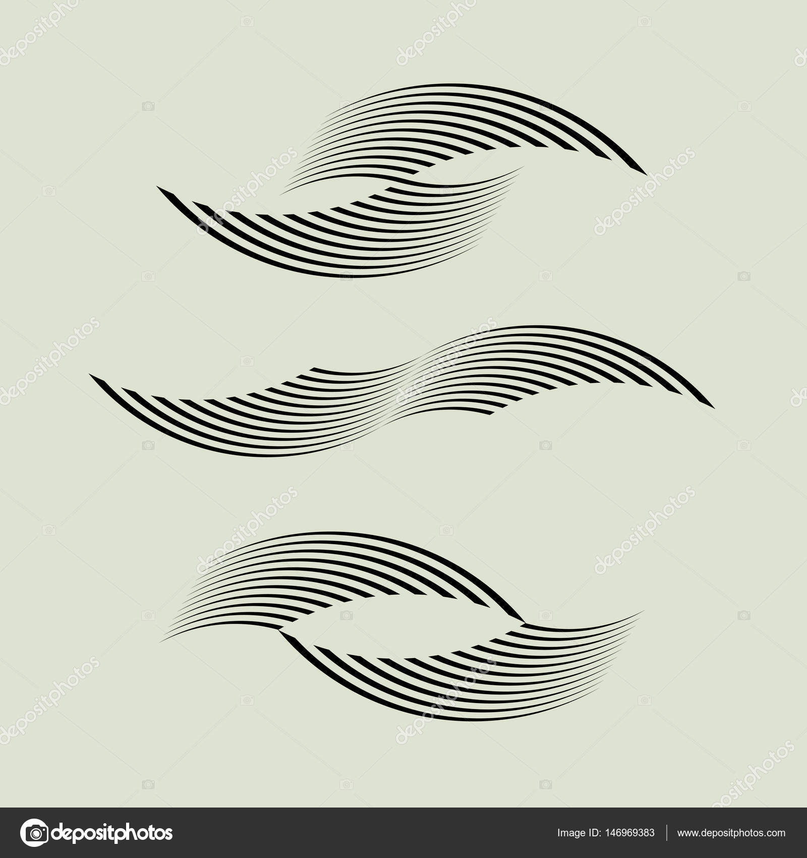 Wavy shapes for logo Stock Vector Image by ©A-R-T-U-R #146969383
