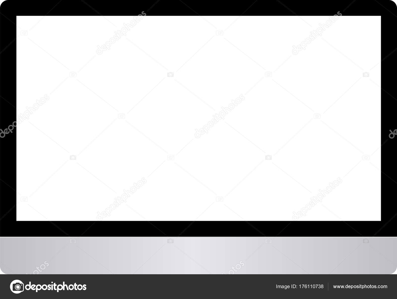 Vector Illustration Realistic Blank Screen Stock Vector by ©A-R-T-U-R ...