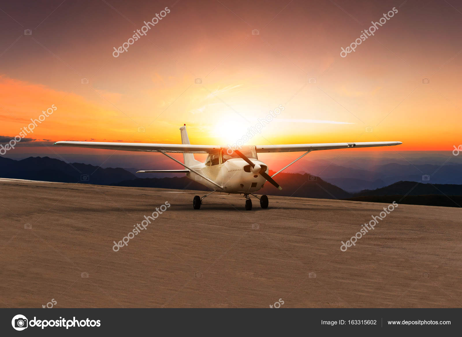 Cessna 172 Sunset