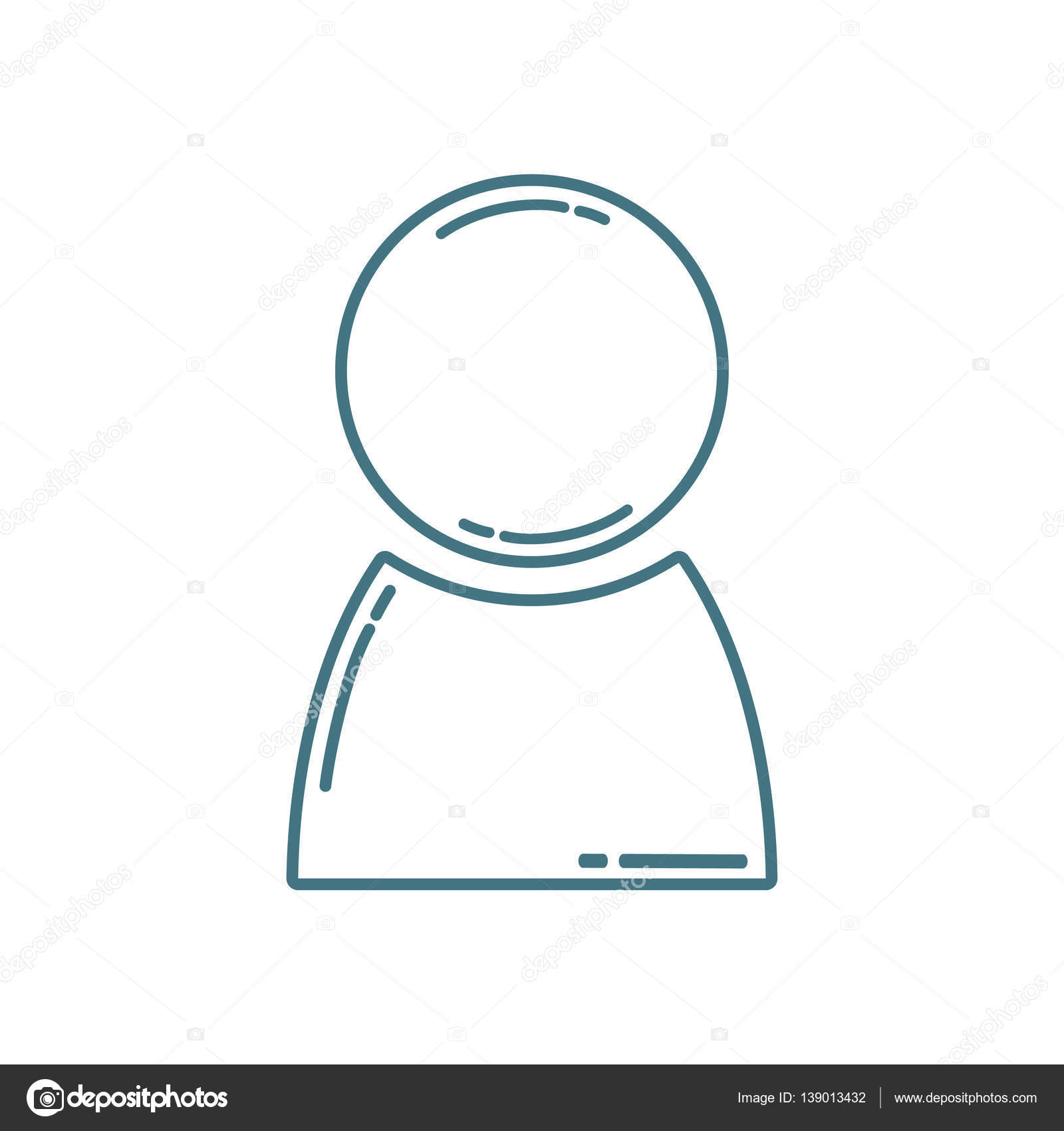 User simple icon Stock Vector Image by ©bowxwod #139013432