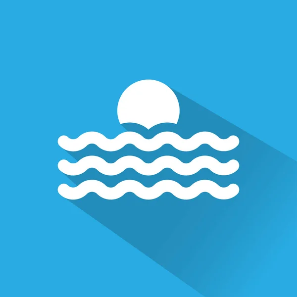 Icon: water flow | Water flow icon. river crossing sign. Flowing water ...