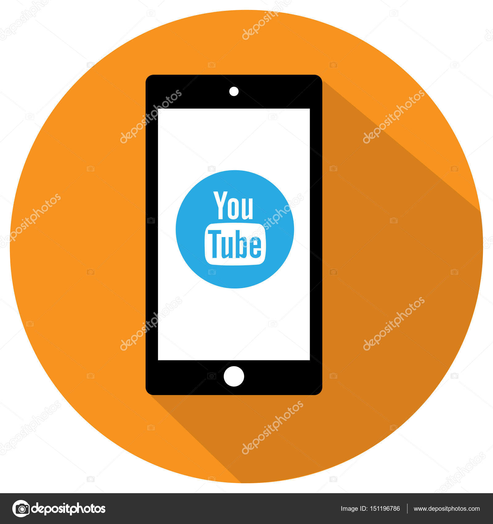 Flat smartphone icon Stock Vector Image by ©bowxwod #151196786