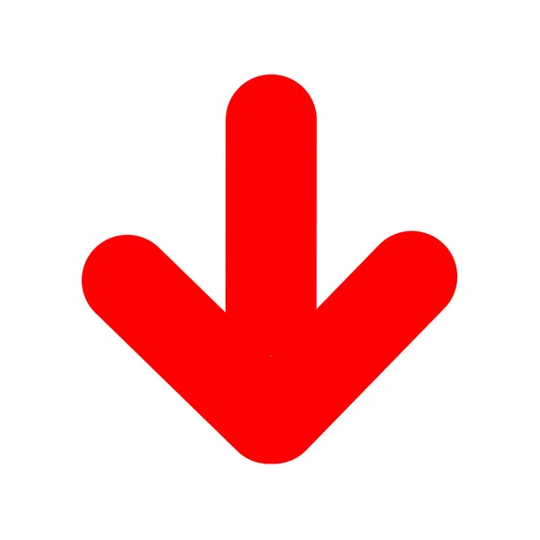 Red Down Arrow Icon Png