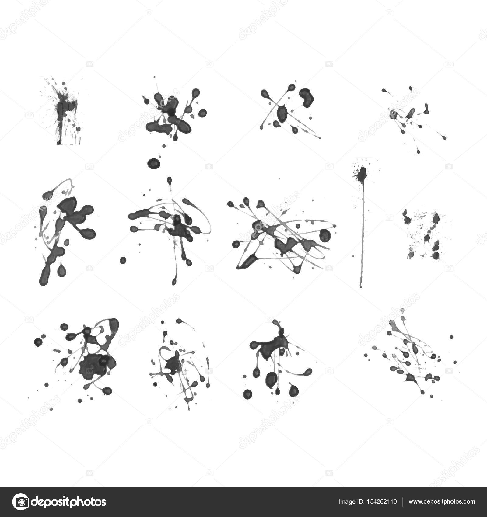Set of ink spots — Stock Photo © StockerArt #154262110