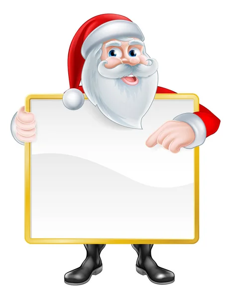 Cartoon Santa Sign Stock Vector Image by ©Krisdog #99920996