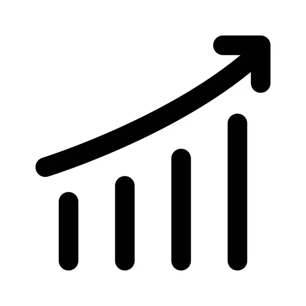 GRAPH BOLD LINE VECTOR ICON - Stock Image - Everypixel