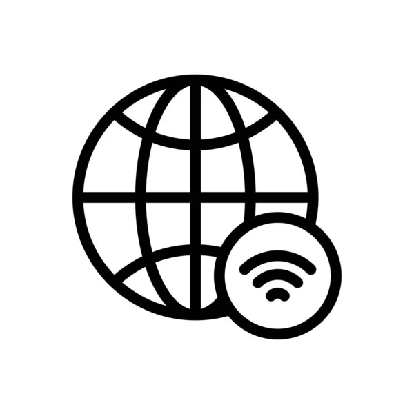 Internet Globe Vector