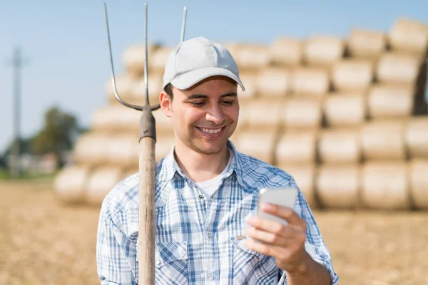 Farmer with phone Stock Photos, Royalty Free Farmer with phone Images ...
