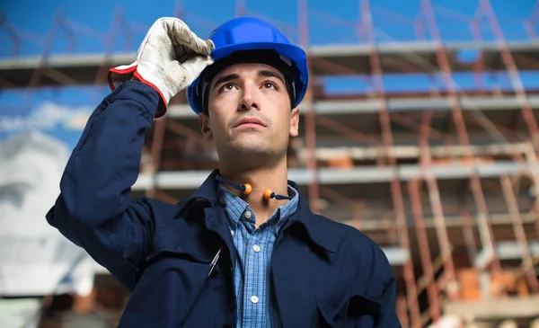 Blue helmet engineer Stock Photos, Royalty Free Blue helmet engineer ...