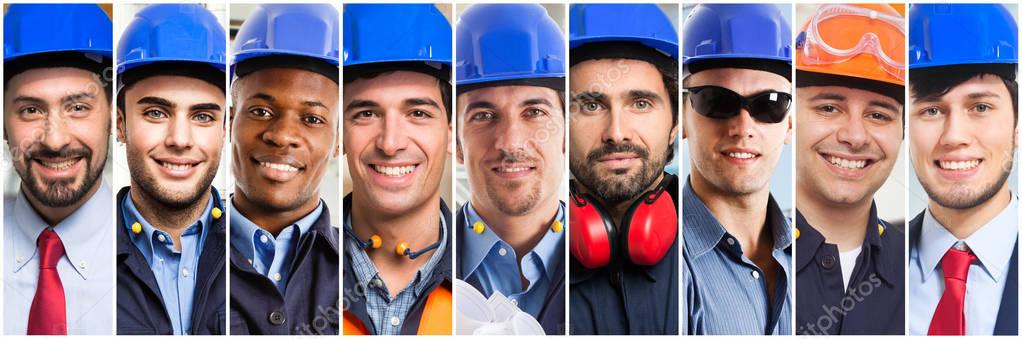 Many workers Stock Photos, Royalty Free Many workers Images | Depositphotos