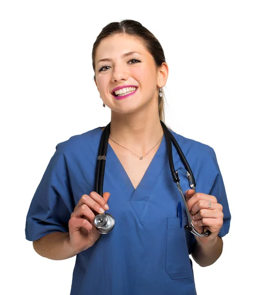 Young cute nurse smiling Stock Photo by ©minervastock 165326206