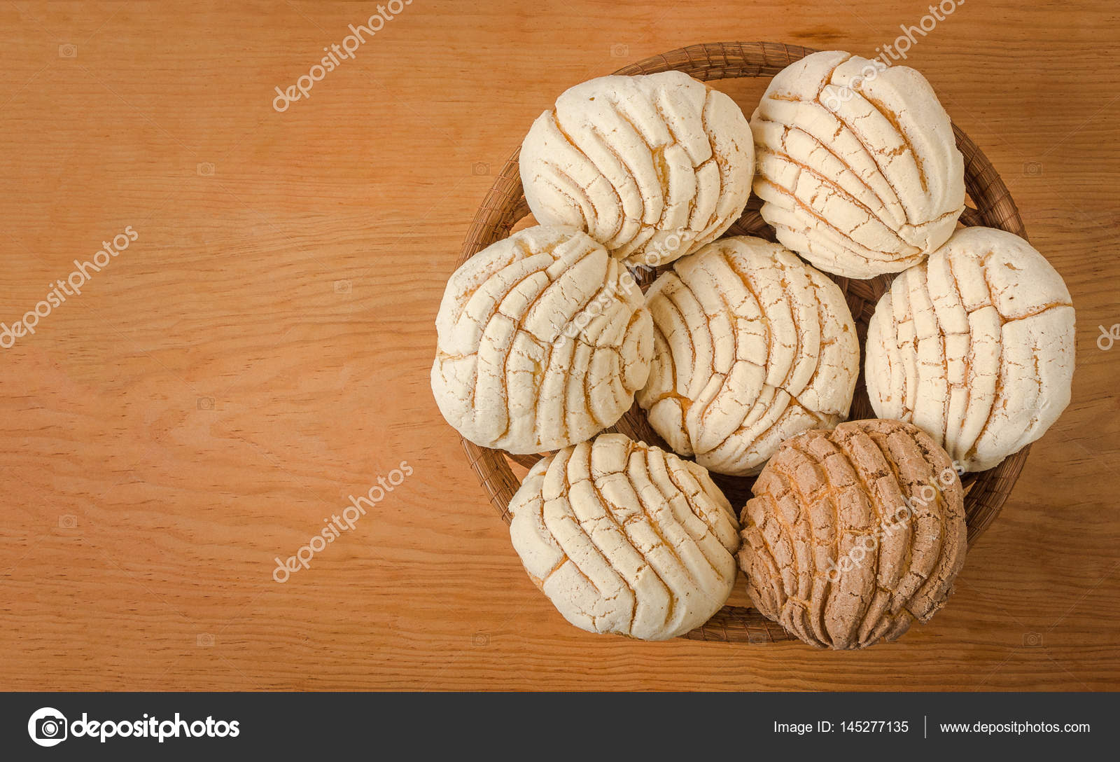 Conchas mexicanas pan dulce: fotografía de stock © agcuesta1 #145277135 ...