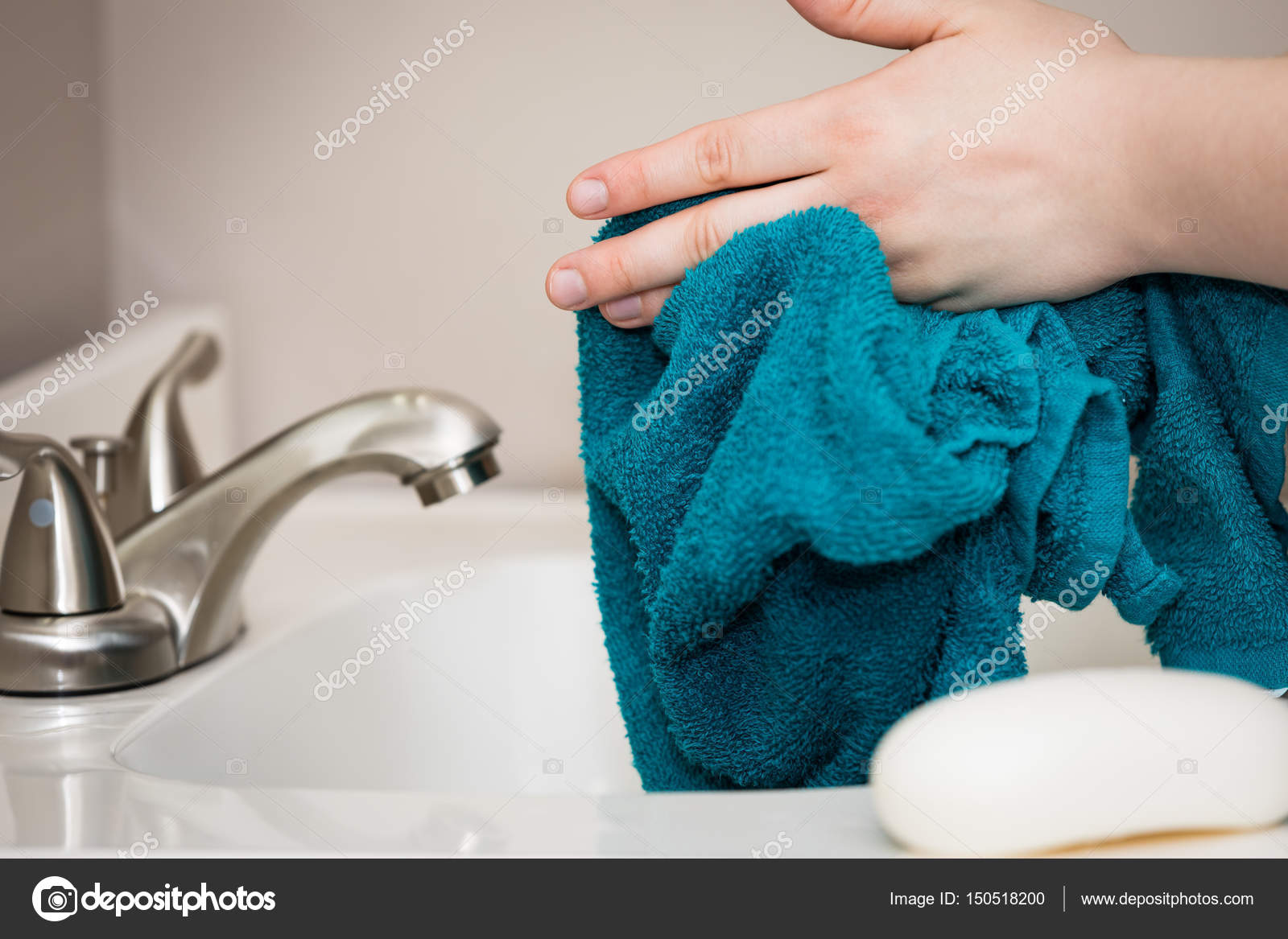 Drying Off With A Towel