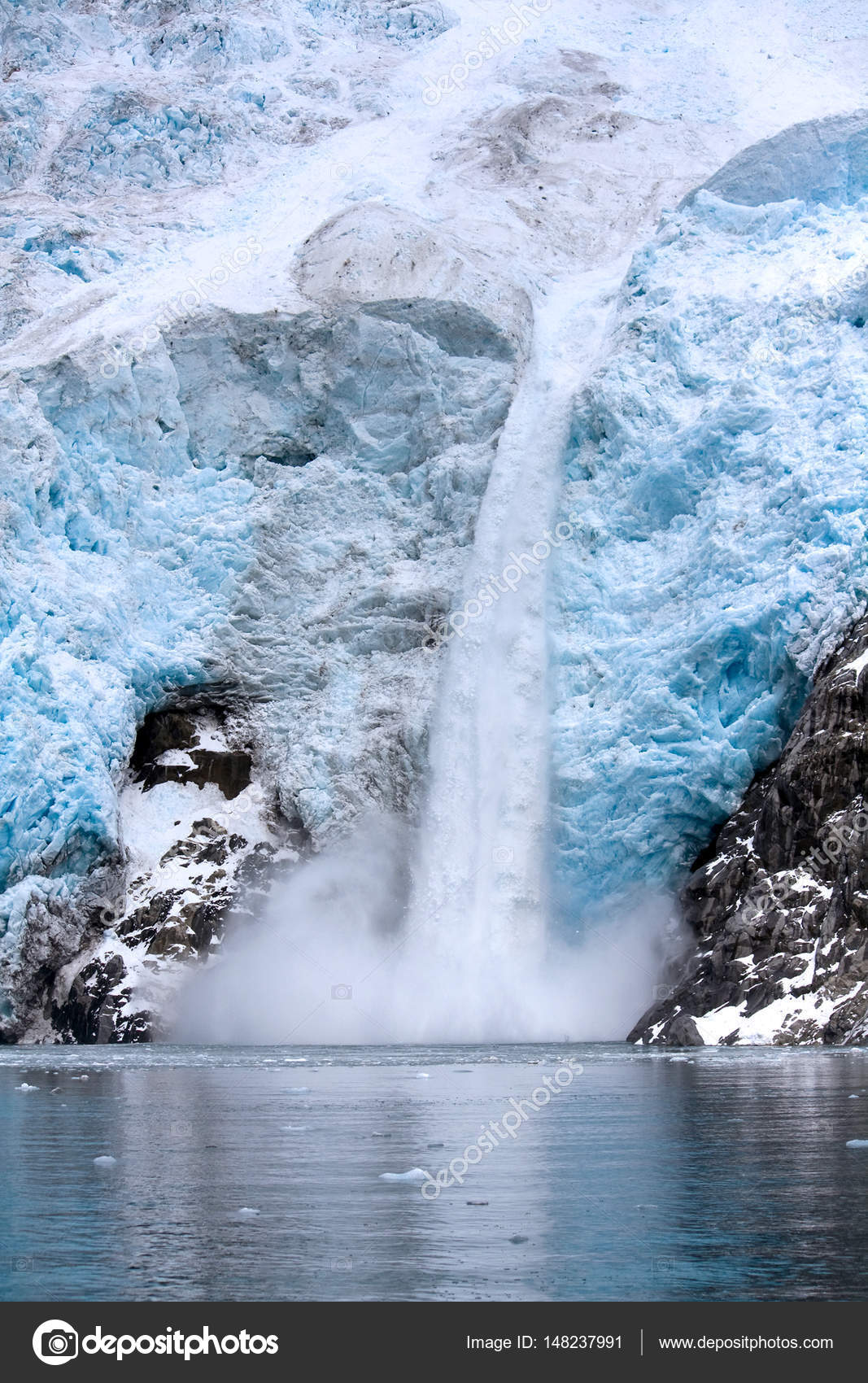 Ice Falling from Glacier in Alaska Stock Photo by ©nikkigensert@gmail ...