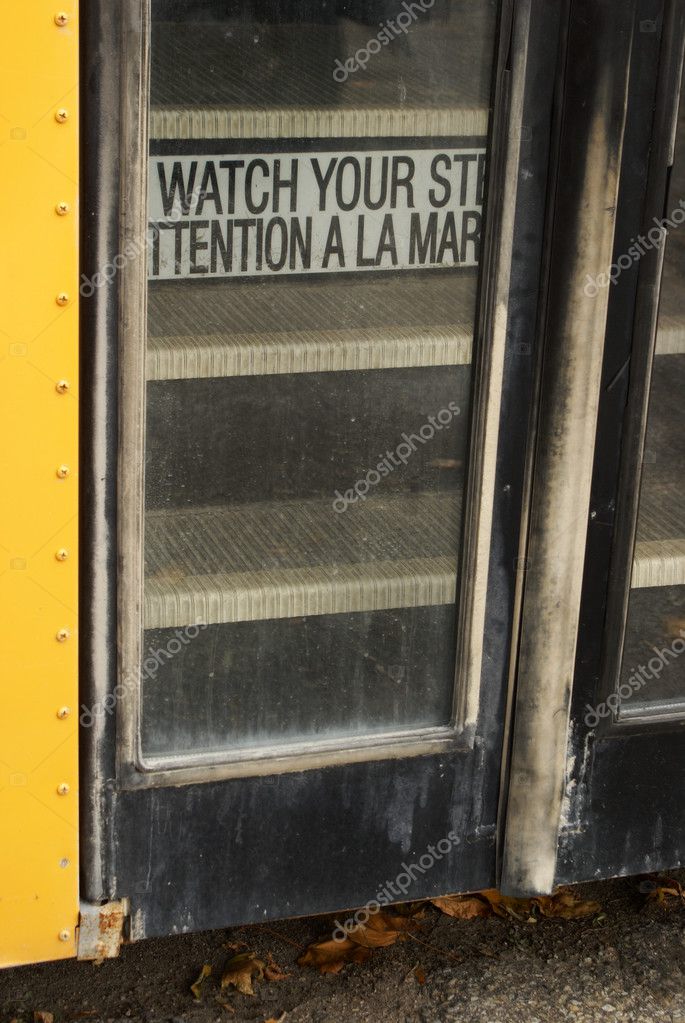 School Bus Doors Stock Photo by ©AlphaBaby 128359584
