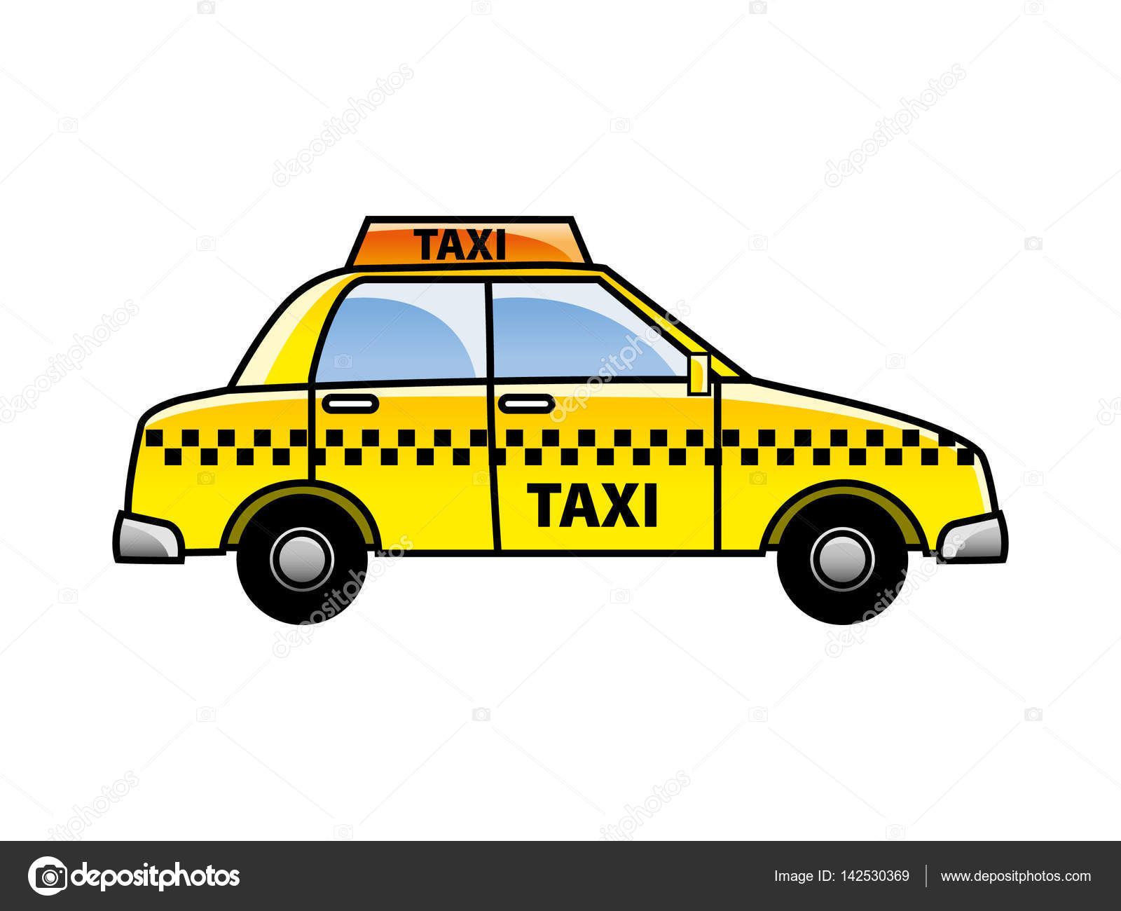 Taxi cabina ilustración diseño vector, gráfico vectorial © abcvecctor ...