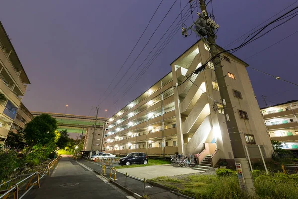 Housing complex Night View Stock Photo by ©kawamura_lucy 146821219