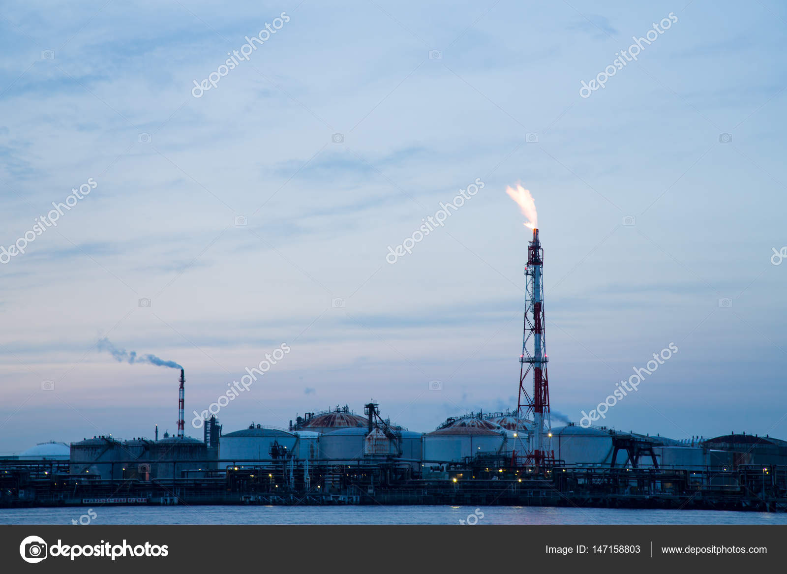 Factory Night view in Japan Stock Photo by ©kawamura_lucy 147158803