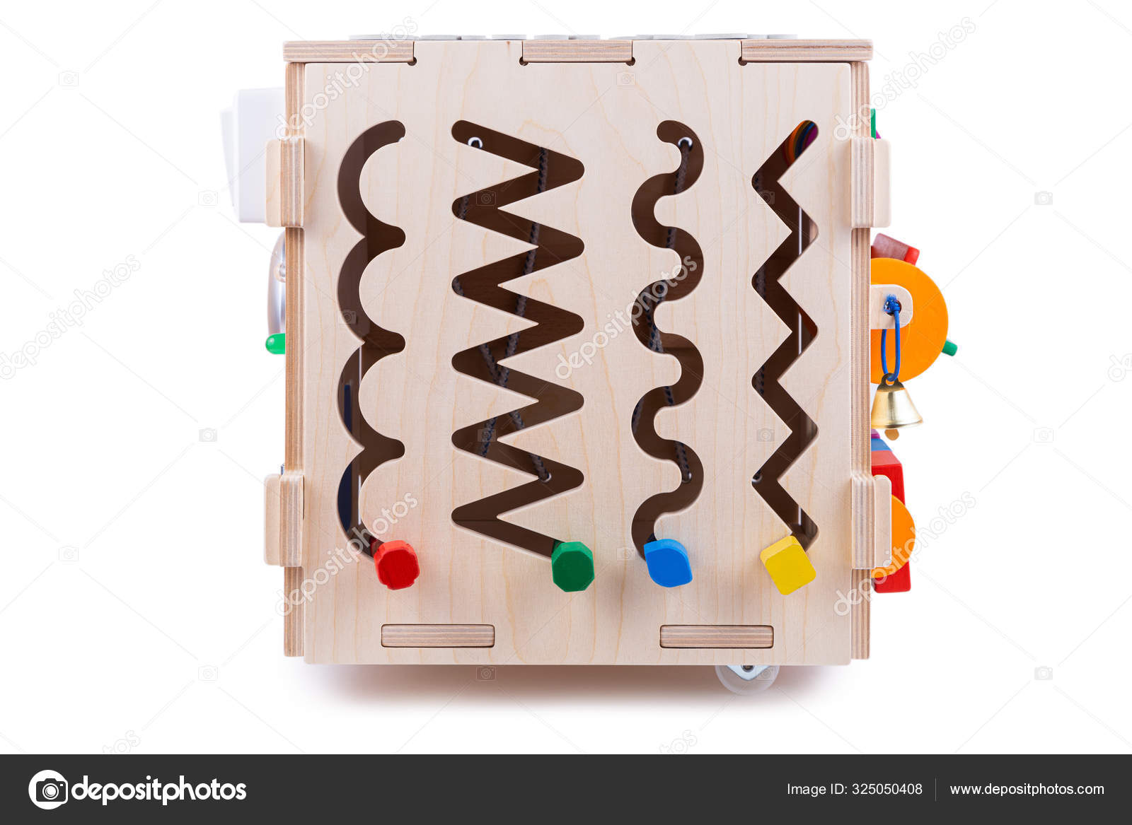 Lose Labyrinth Multi Colored Puzzles Wooden Busy Board Educational Toy ...