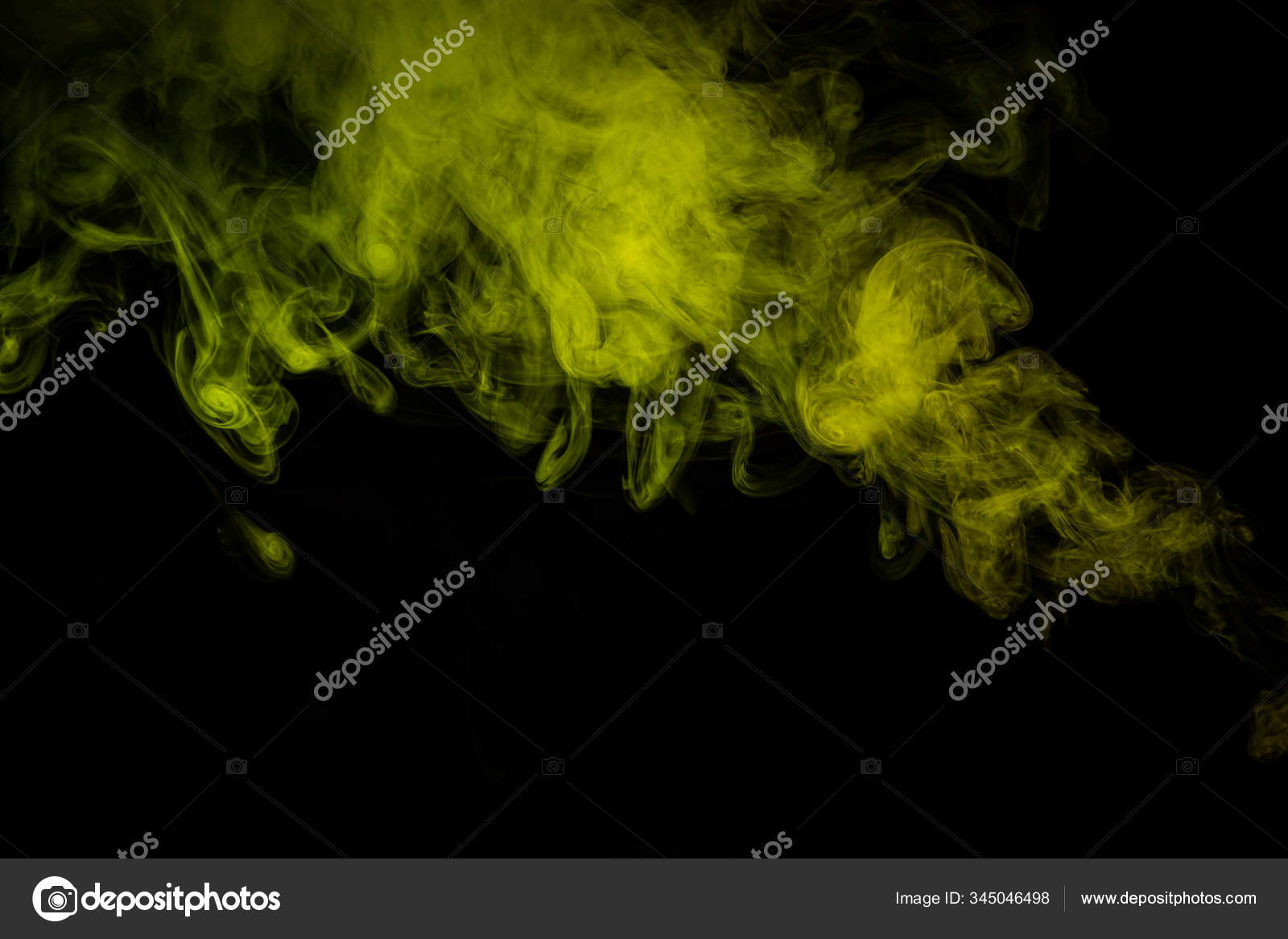 Green Cloud Smoke Black Isolated Background Background Smoke Vap Stock ...