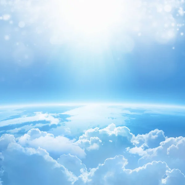 Peaceful heavenly background - light from heaven — Stock Photo © I ...
