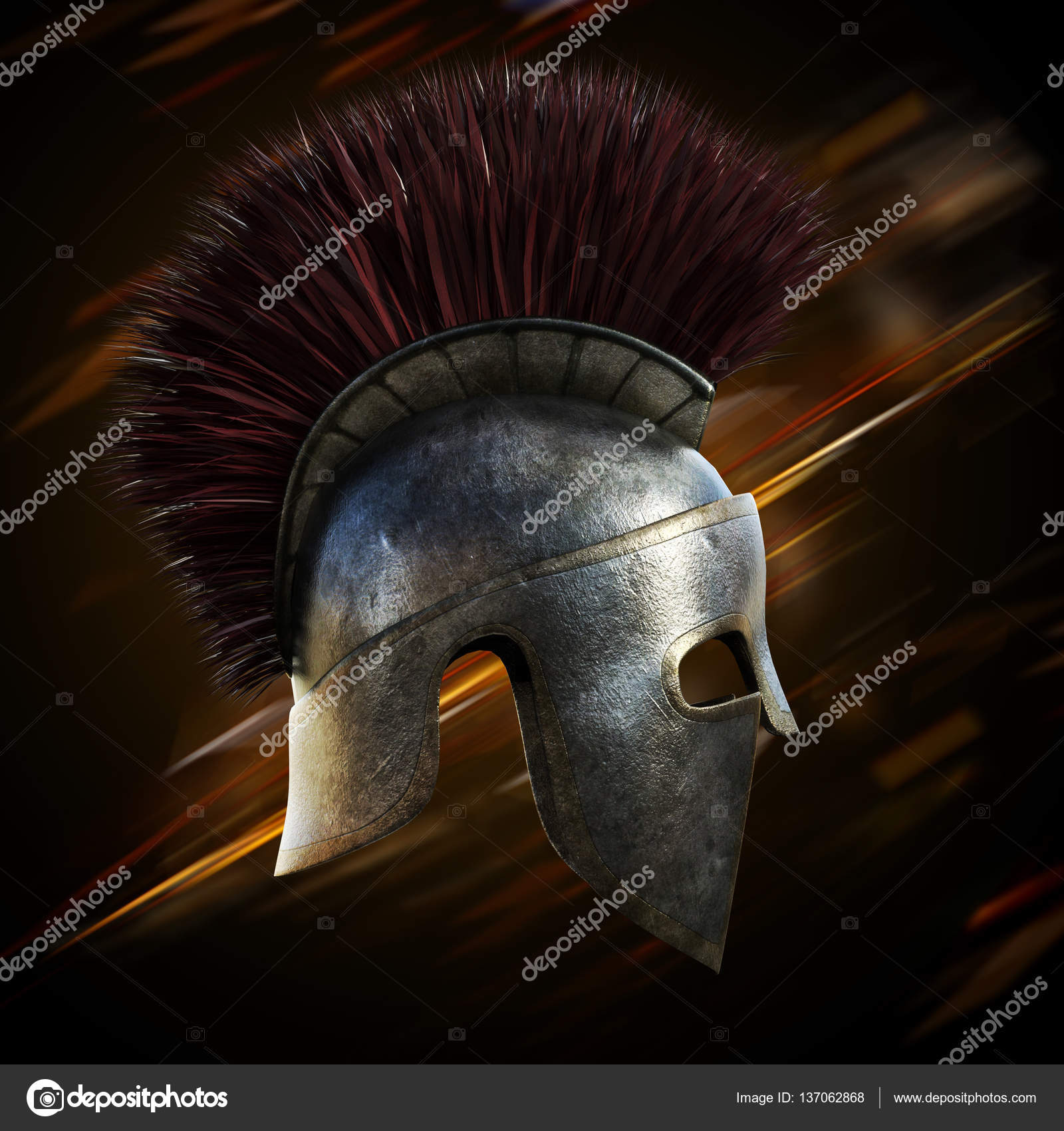 Spartan Helmet Side View