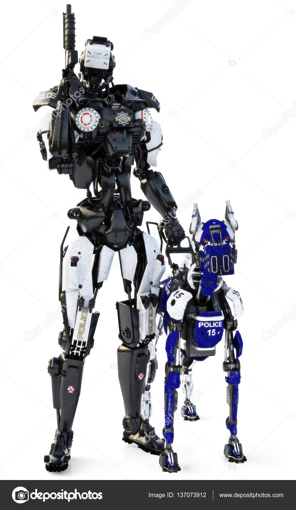 Police Robot Concept Police Robot Concept