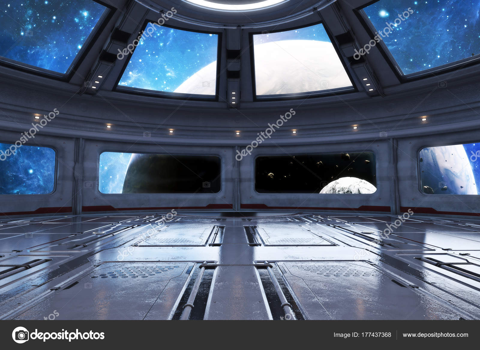 Spaceship Interior Wallpaper