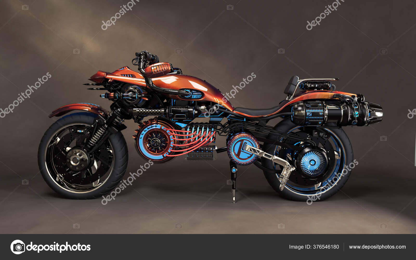 Futuristic Motorcycle Concept