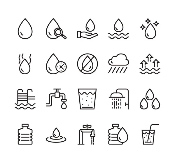 Ecology Clean Energy Outline Icon Set Vector Stock Vector Image by ...