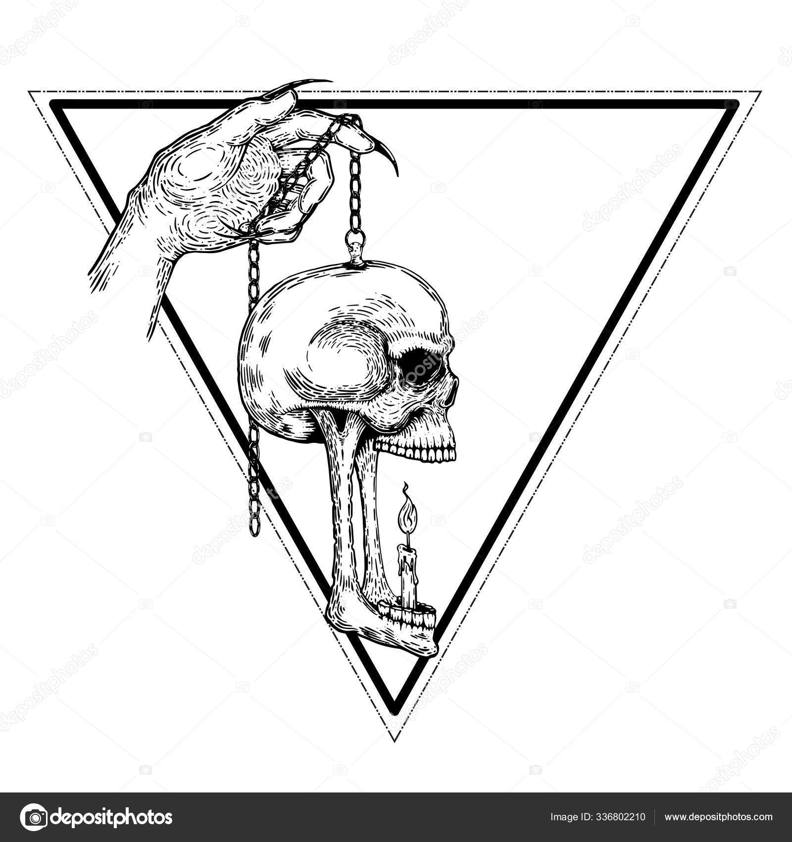 Skeleton Hand Holding Cards