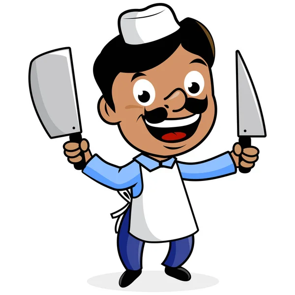 Homem do talho Vector Art Stock Images | Depositphotos