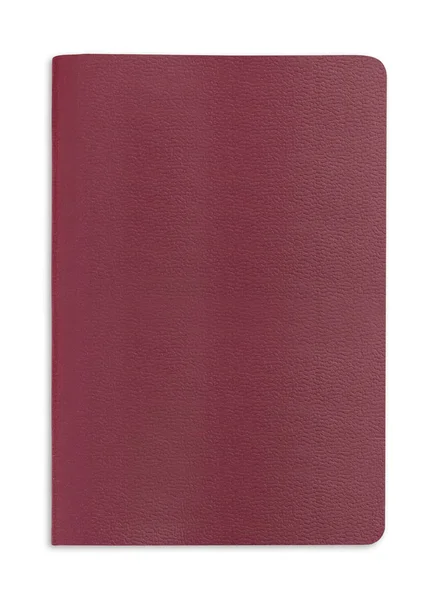 Red passport background on white background with clipping path. Stock ...