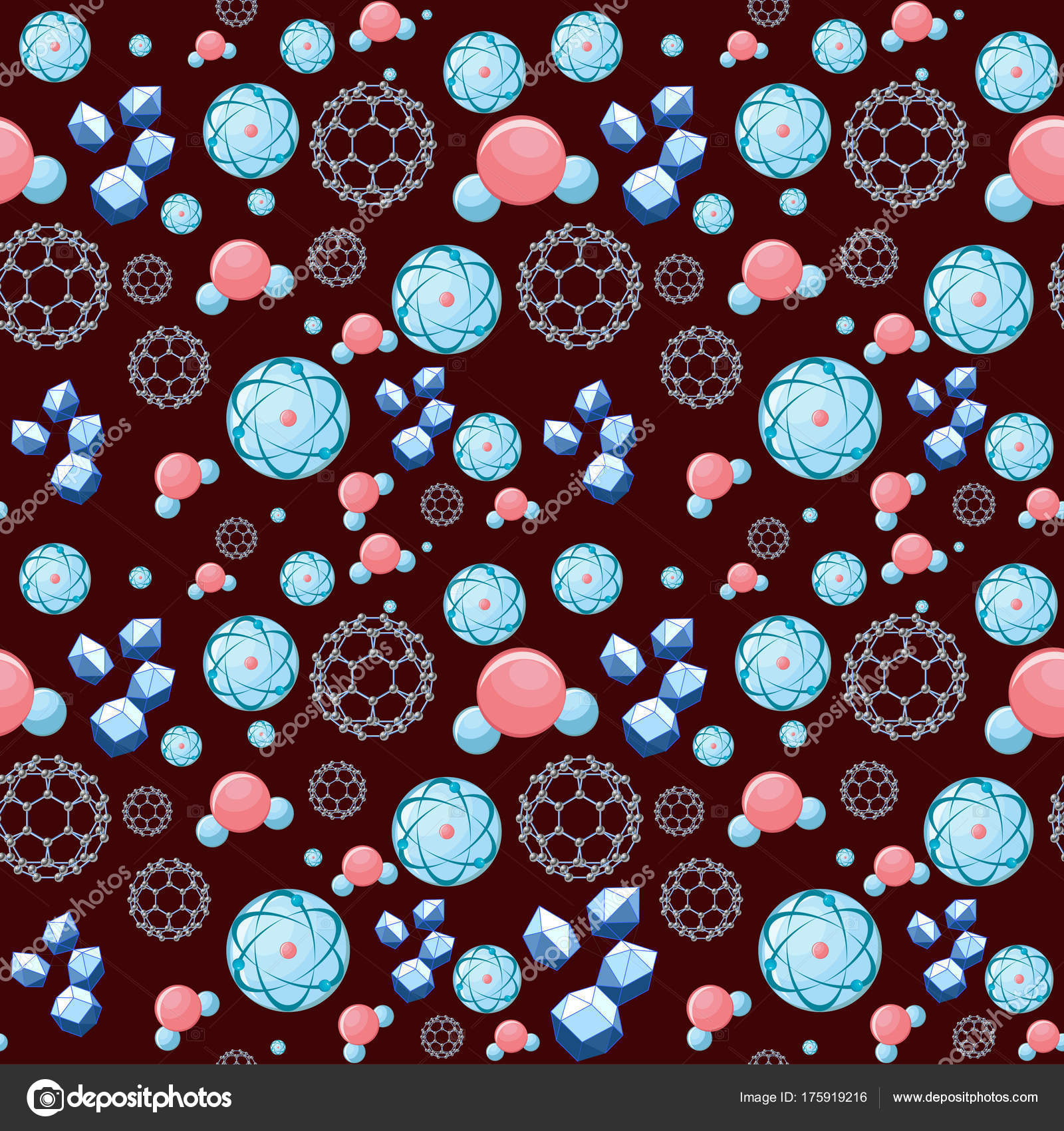 Scientific texture seamless pattern. Stock Vector Image by ©inkoly ...