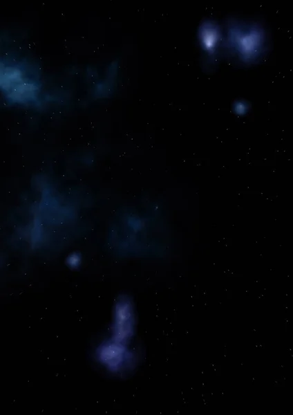 Small part of an infinite star field. 3D rendering - Stock Image ...