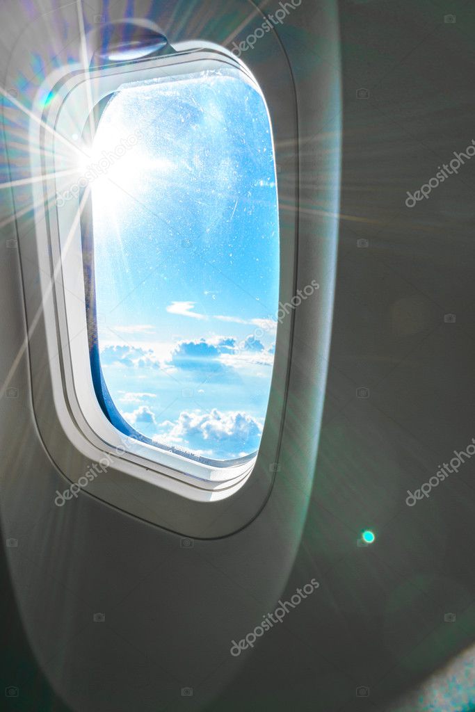Images of Plane window Stock Photo by ©jannystockphoto 126469570