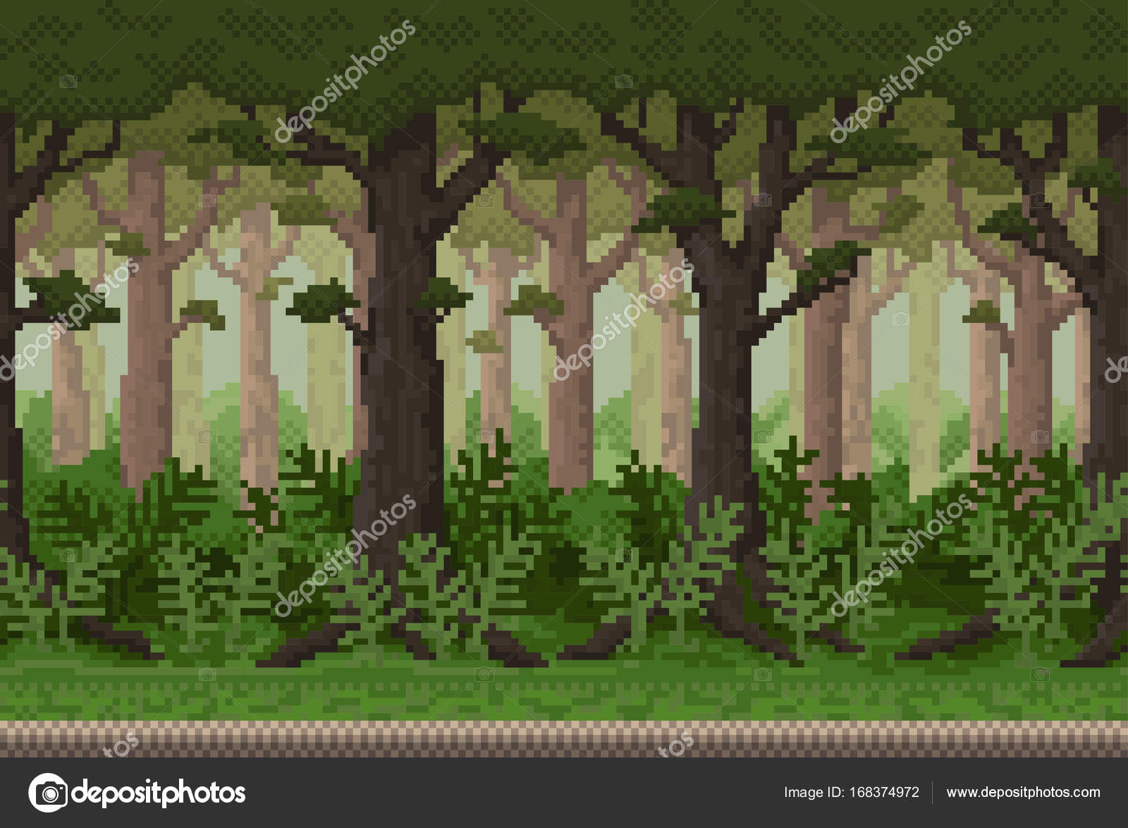 WebPixel art seamless background. Stock Vector by ©anna_wizard 168374972