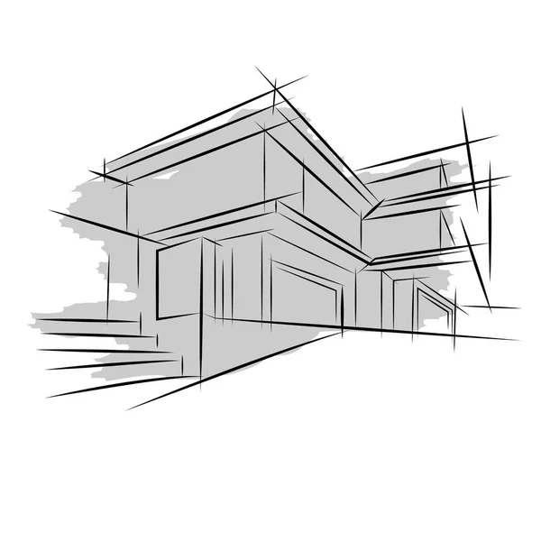 Croquis architecture Vector Art Stock Images | Depositphotos