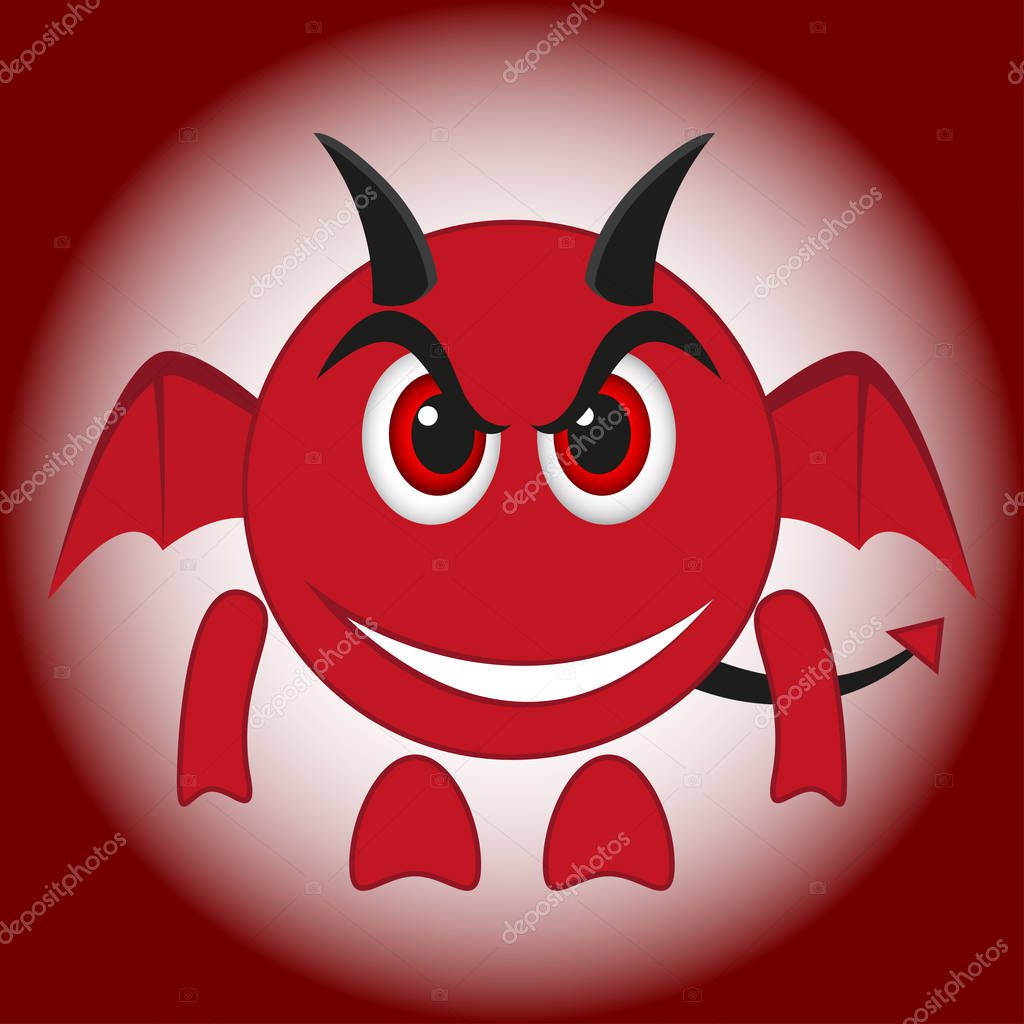 Dibujos animados diablo vektor arte Vector de Stock de ©slobodyan_78 ...