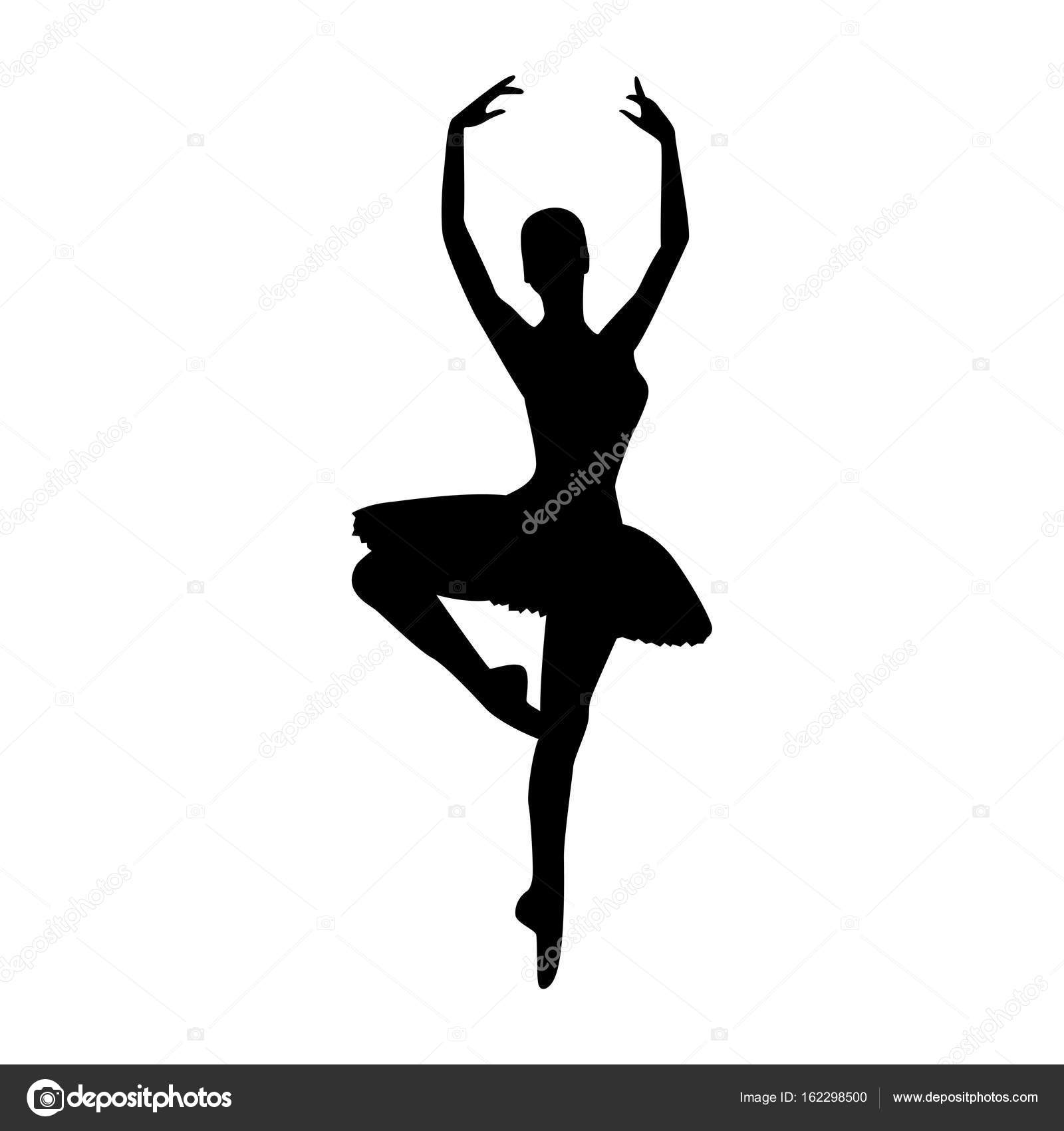 Logo de ballet pour l'école de ballet, studio de danse. illustration ...