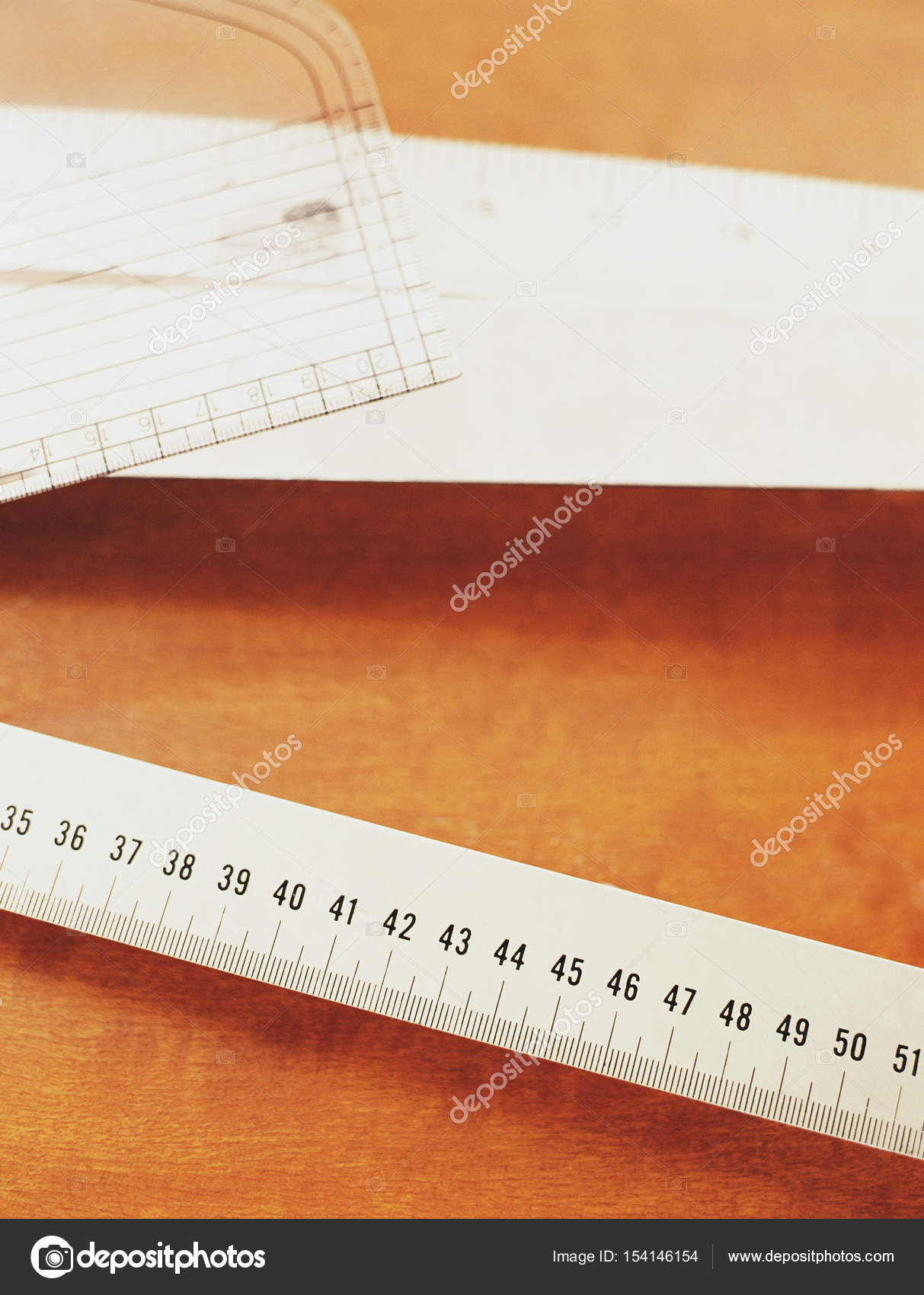 Measuring equipment on table — Stock Photo © ImageSource #154146154