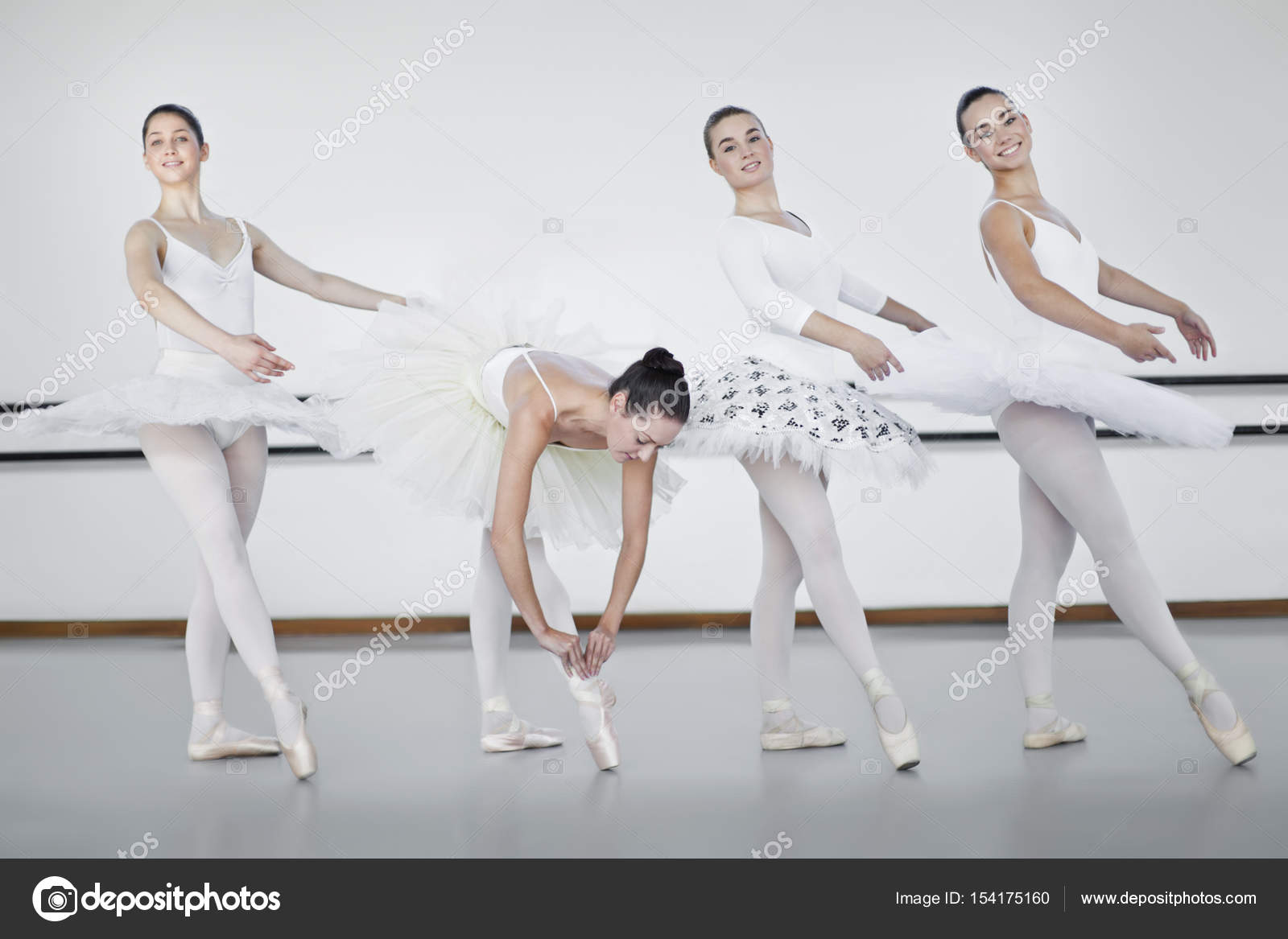 Ballet dancers in studio Stock Photo by ©ImageSource 154175160