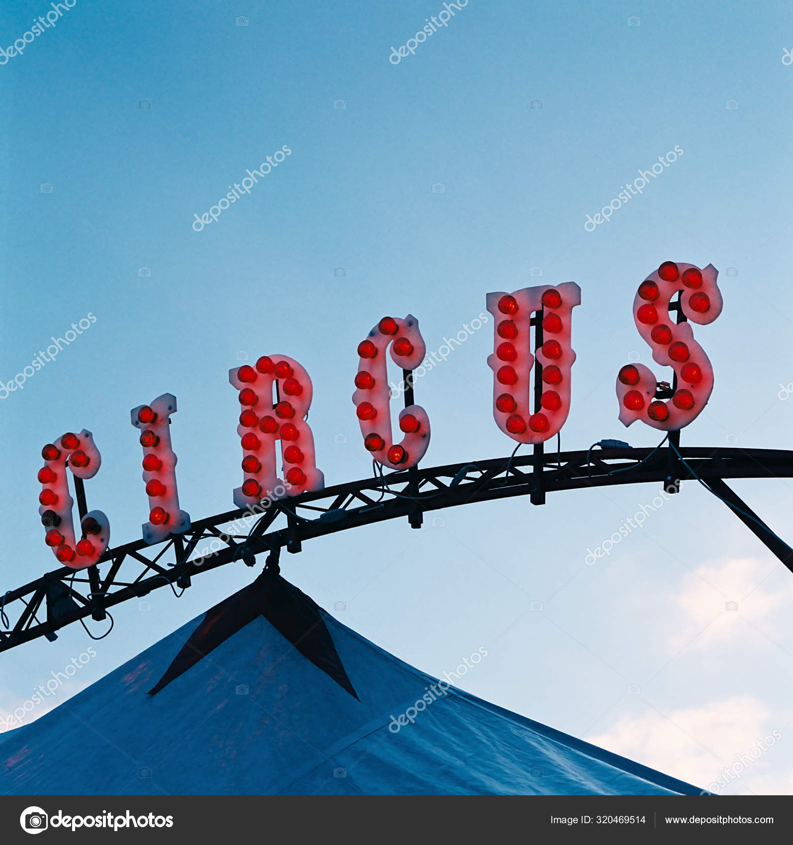 Circus Blue Sky — Stock Photo © ImageSource #320469514