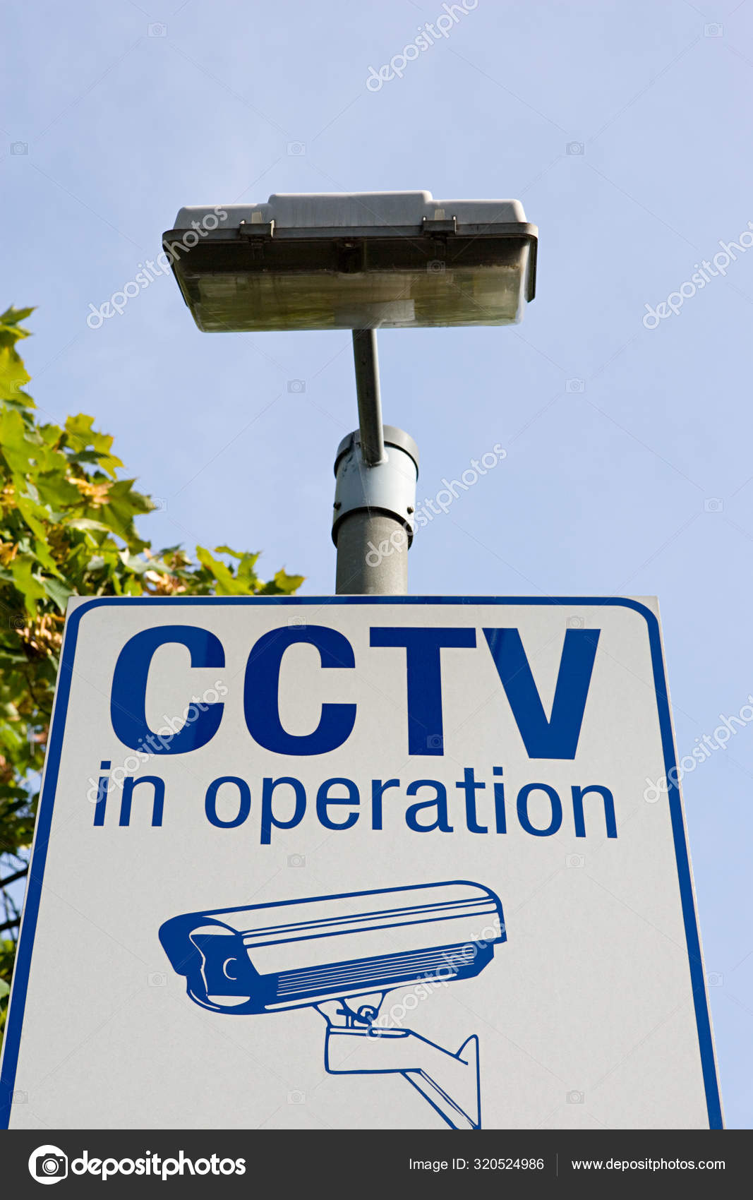 Security Sign Blue Sky — Stock Photo © ImageSource #320524986